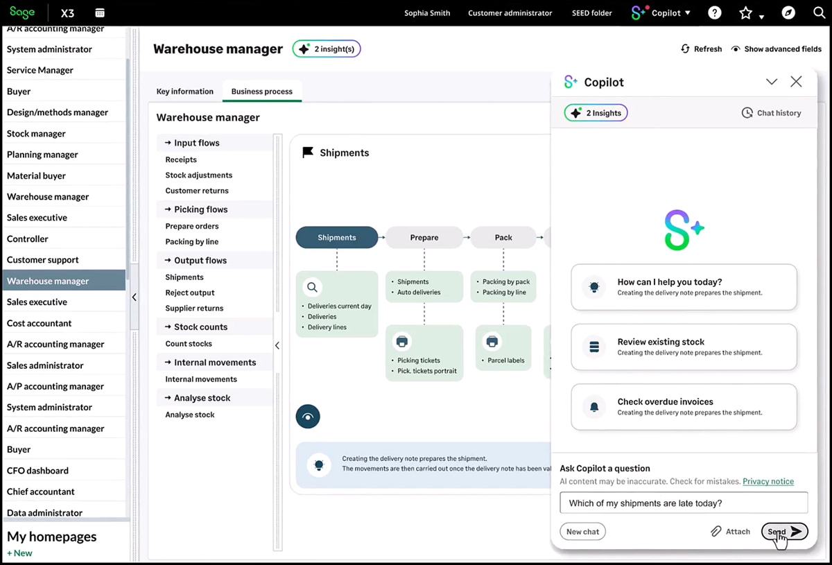 Sage Future reveals Sage X3 Copilot capabilities