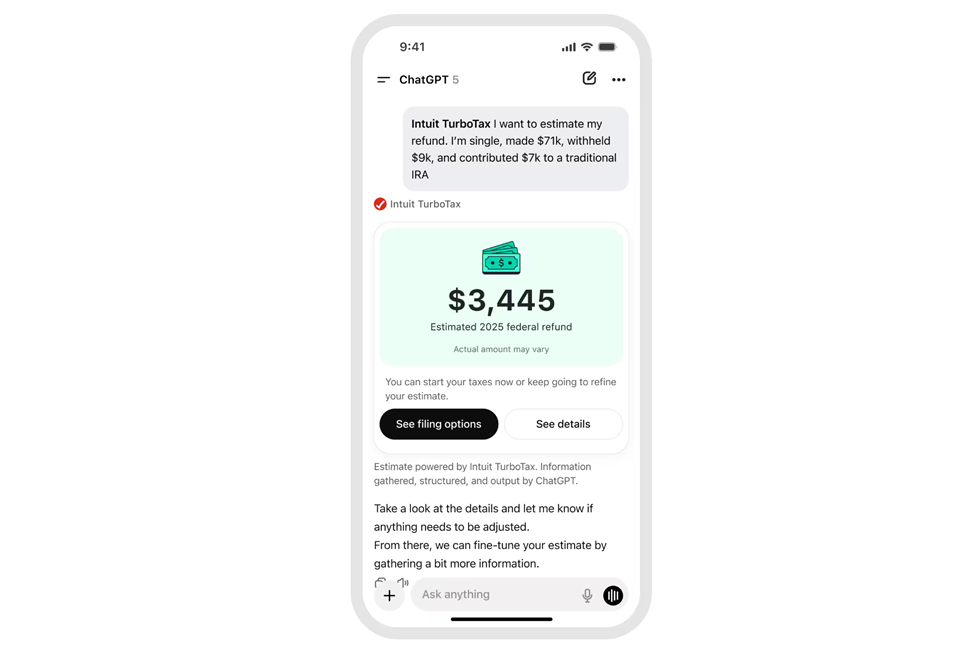 Intuit’s Financial Intelligence Apps Now Live in ChatGPT