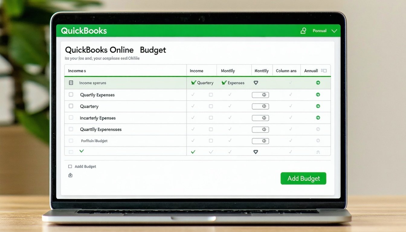 Budgeting in QuickBooks Online