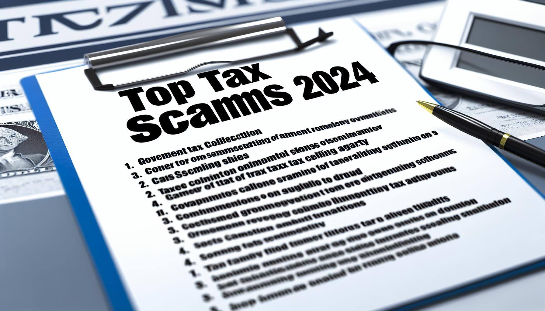 The New Dirty Dozen: Top 2024 Tax Scams