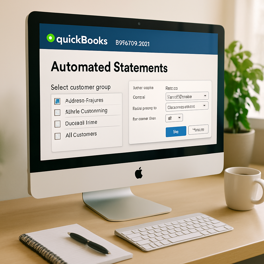 QuickBooks 2021 Desktop - Automated Statements