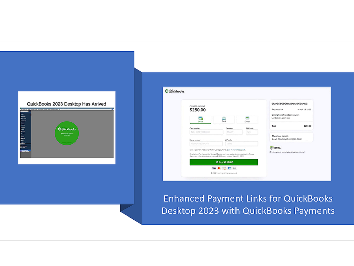 Enhanced Payment Links – A QuickBooks Desktop 2023 Feature
